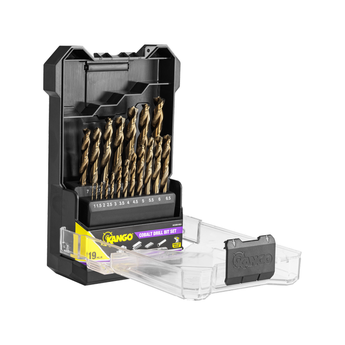 Kango 19 Piece Cobalt Drill Bit Set - Bunnings New Zealand