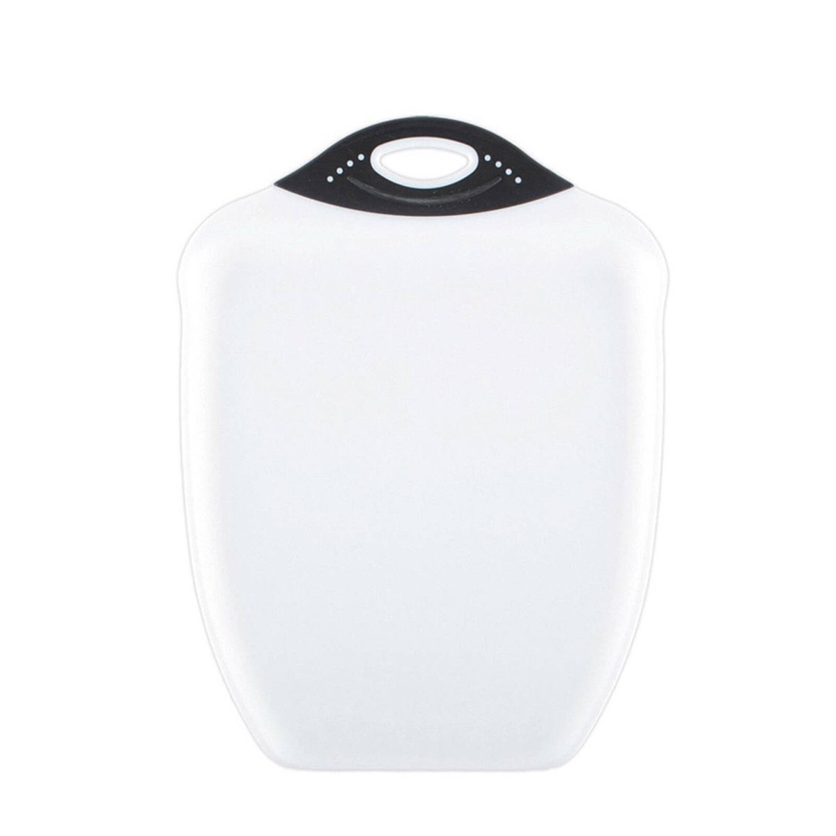 Dexas 38cm Chop & Scoop Silicone Chopping Board Large - White/Black - Bunnings Australia