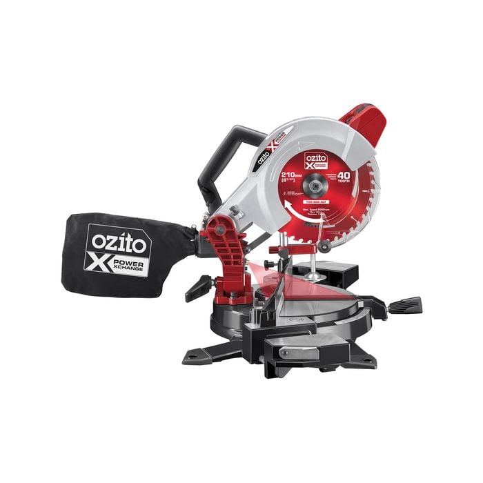 Ozito battery drop saw store