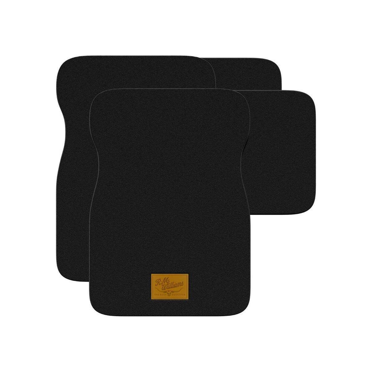 R.M.Williams RMW Longhorns Universal Car Floor Mats Carpet Black Set of ...