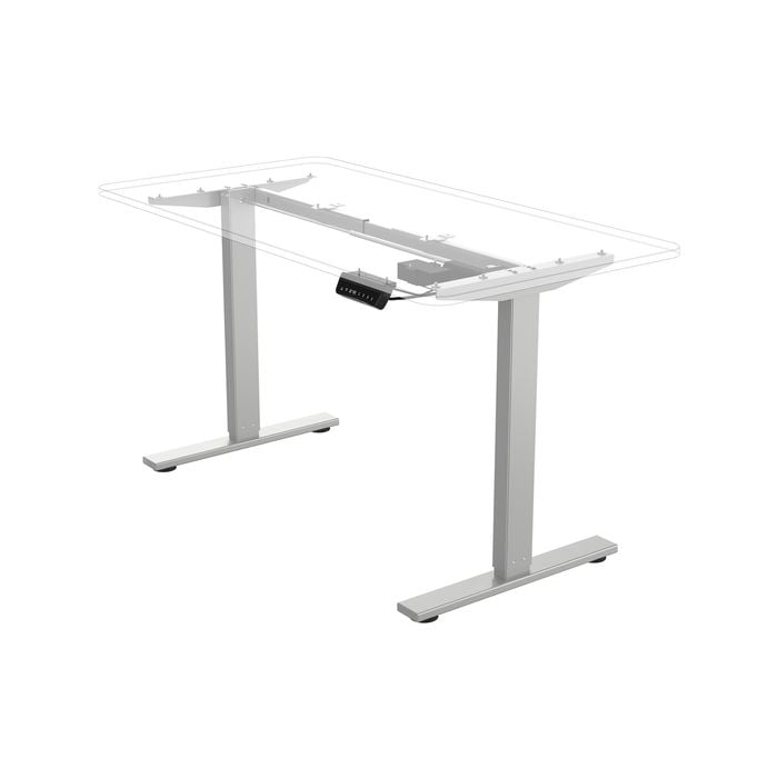 Advwin Electric Standing Desk Frame Height Width Adjustable Sit Stand ...