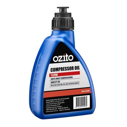 Ozito 1L Compressor Oil - Bunnings Australia