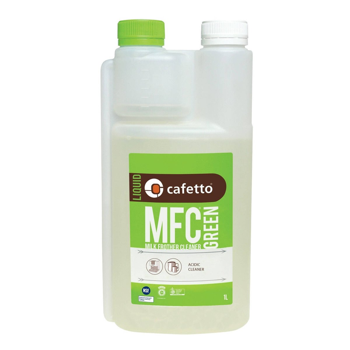Cafetto Mfc Organic Milk Frother Cleaner - Green - 1 Litre - Bunnings ...