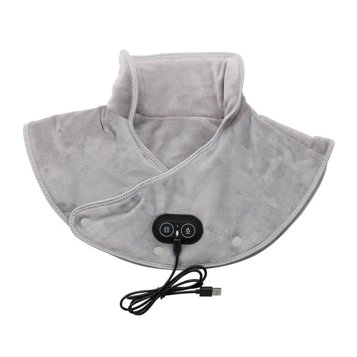 NNEOBA USB-Powered Heated Shoulder & Neck Wrap Grey - Bunnings Australia