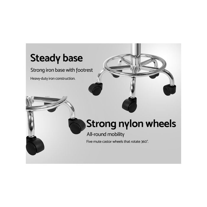 Artiss Salon Stool White - Bunnings Australia