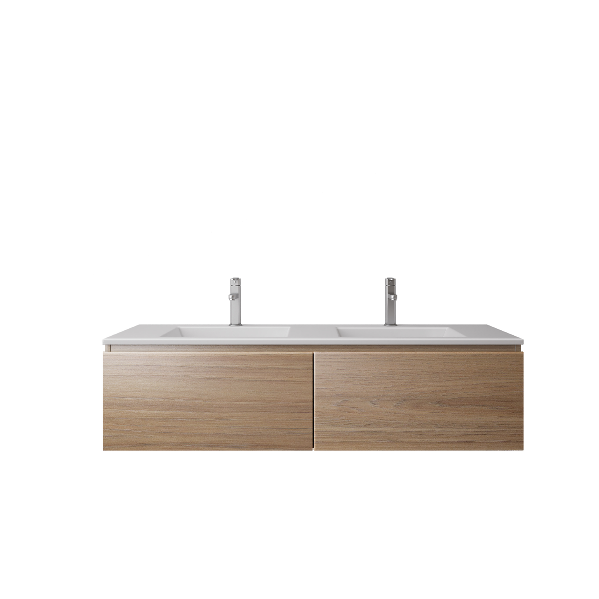 New England Joinery 1500mm Slim Regal Top Wall Hung Vanity - Bunnings ...