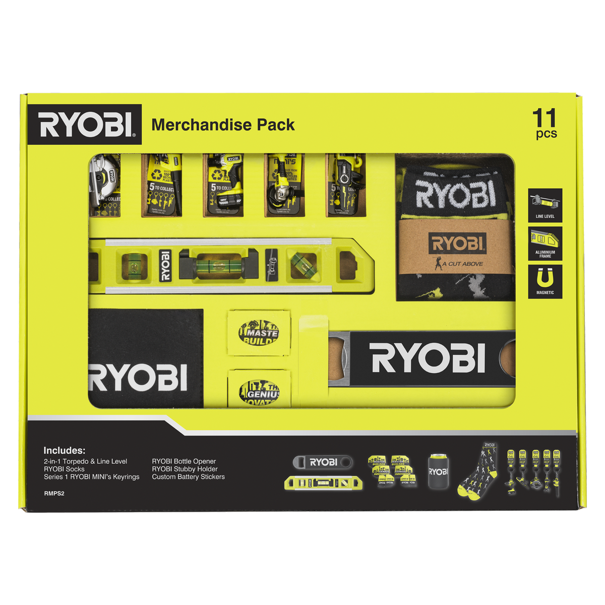 Ryobi 11 Piece Merchandise Pack - Bunnings Australia