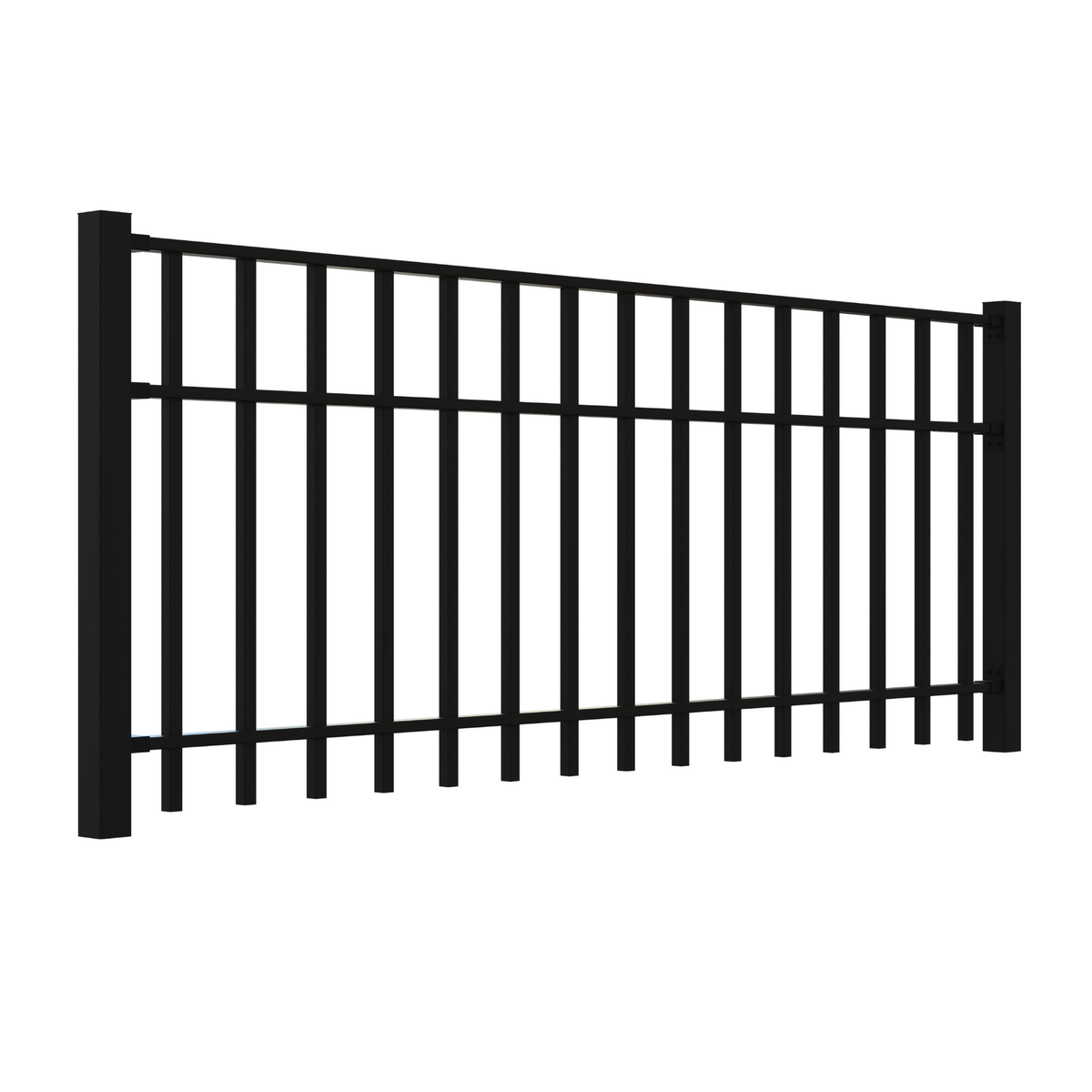 Masterworks 2300 x 40 x 900mm Black Mayfair Fence Panel - Bunnings ...