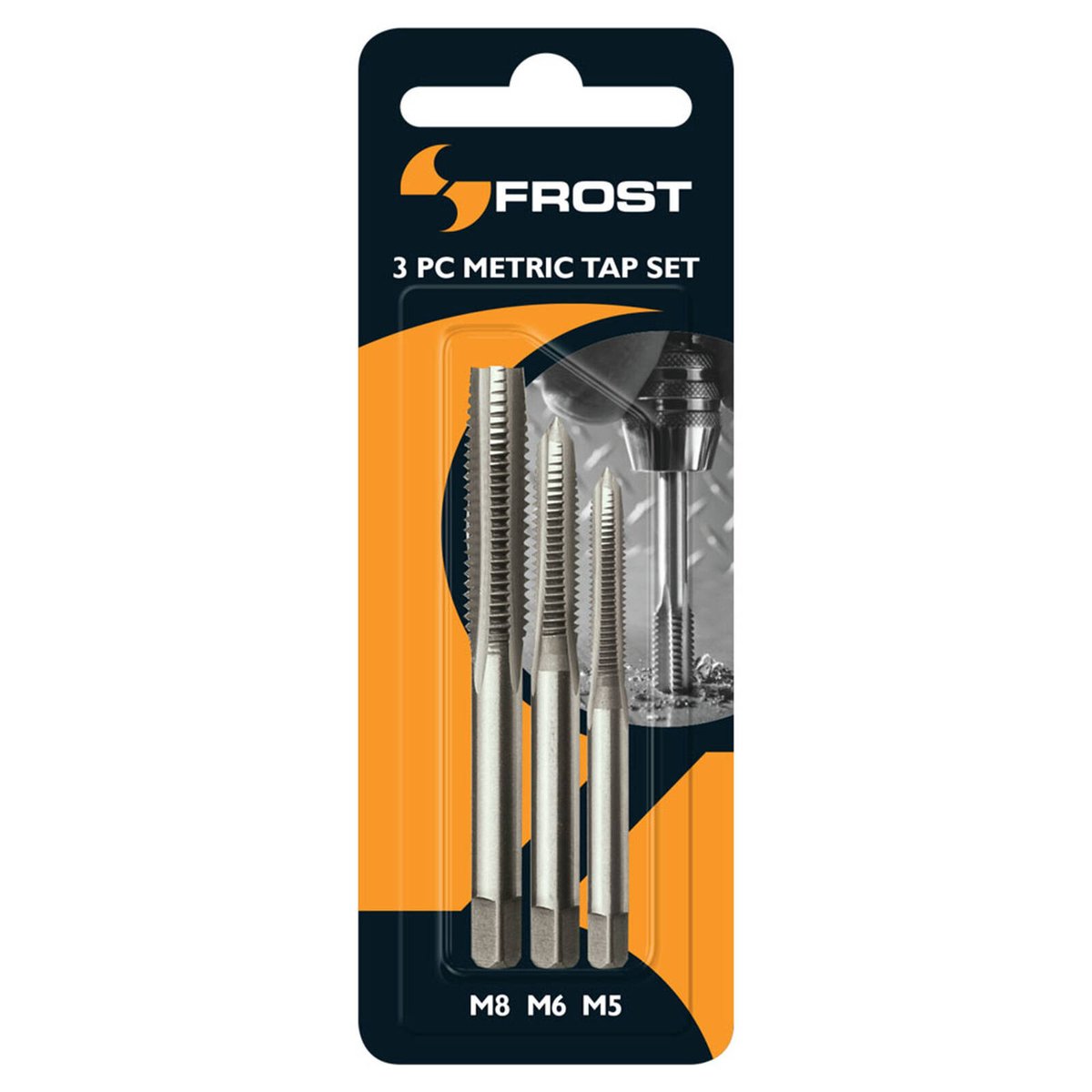 Frost 3 Piece M5/M6/M8 Metric Tap Set - Bunnings New Zealand