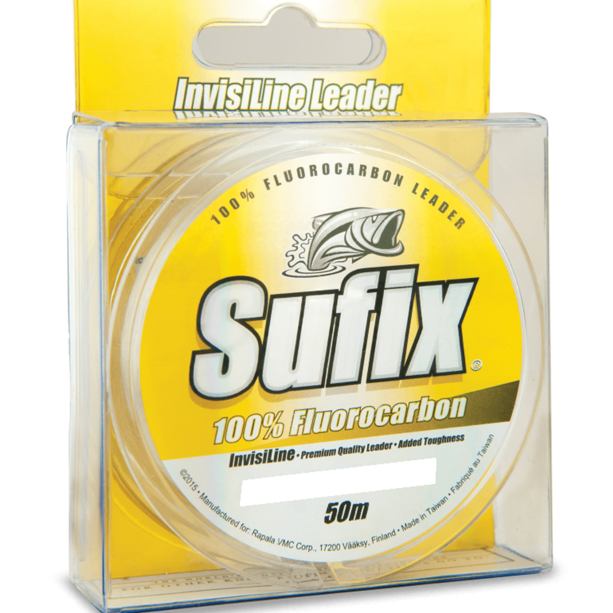 40m Spool of 40lb Sufix InvisiLine 100% Fluorocarbon Fishing Leader ...