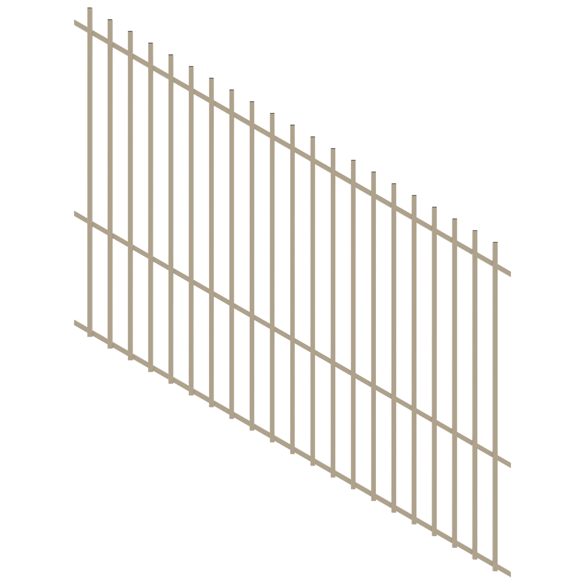ProtectorAl 1201-2400W x 1800H Paperbark Radiator Pool Fence Panel ...