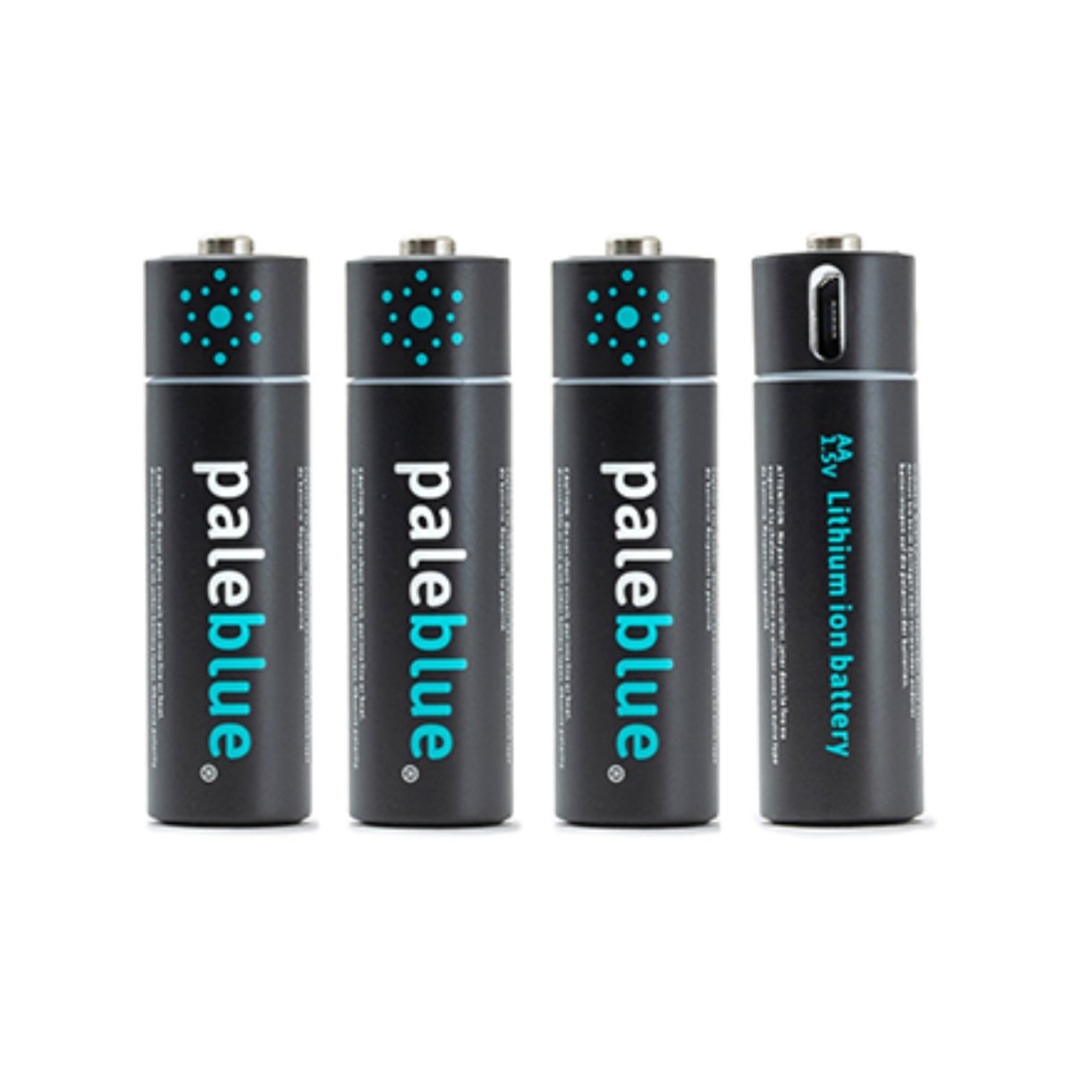 Pale Blue AA USB Rechargeable Smart Batteries - 4 Pack - Bunnings New ...