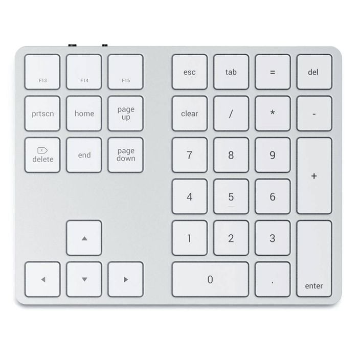Satechi Extended Wireless Keypad - Silver - Bunnings Australia