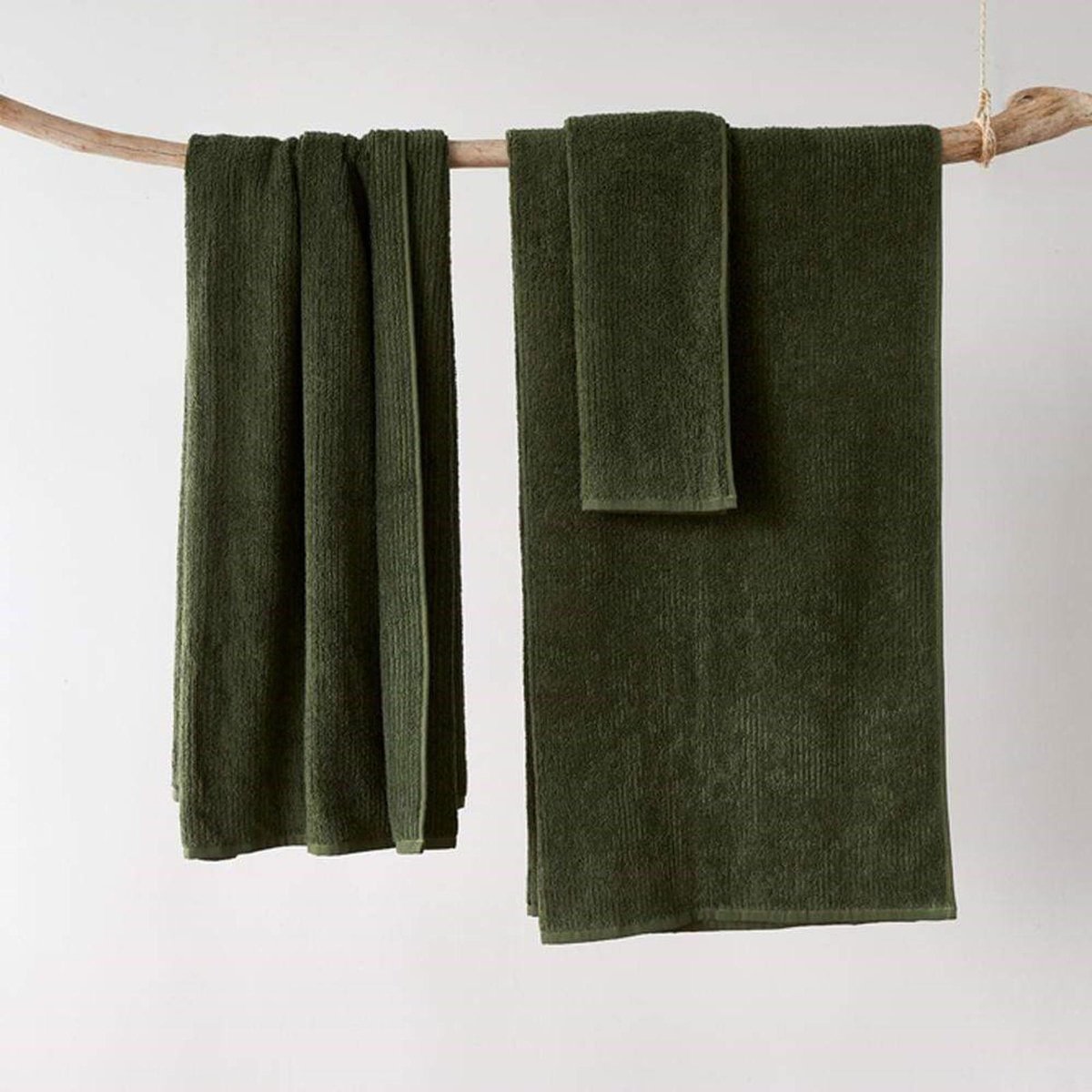 MyHouse Arlo Hand Towel Moss - Bunnings Australia