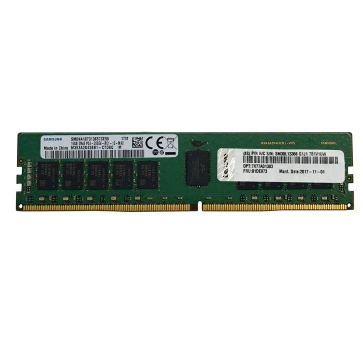 LENOVO ThinkSystem 16GB TruDDR4 3200 MHz (2Rx8 1.2V) RDIMM for ST650V2 ...