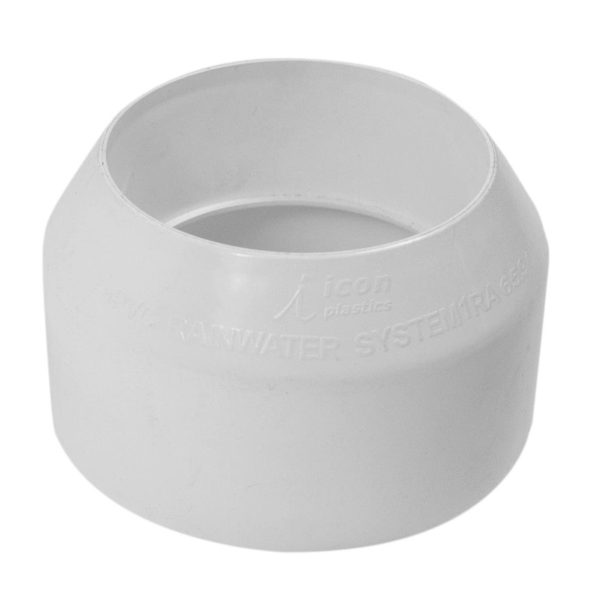 Icon Plastics 65 To 90mm Round PVC Stormwater Adaptor - Bunnings Australia