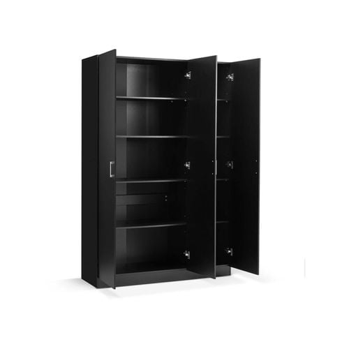 Design Square Monica Large Cupboard Multi-purpose Tall Storage Cabinet ...