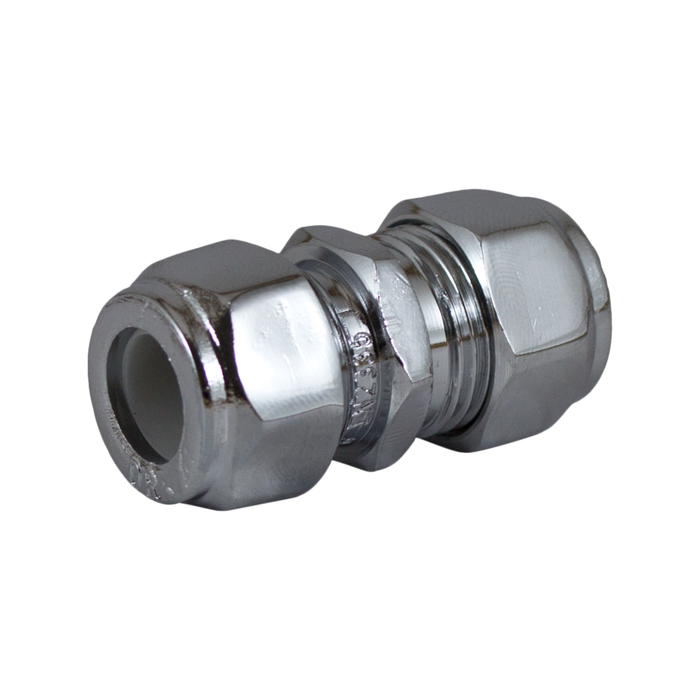 Brasshards 15C x 15C Chrome Plated Compression Union - Bunnings Australia