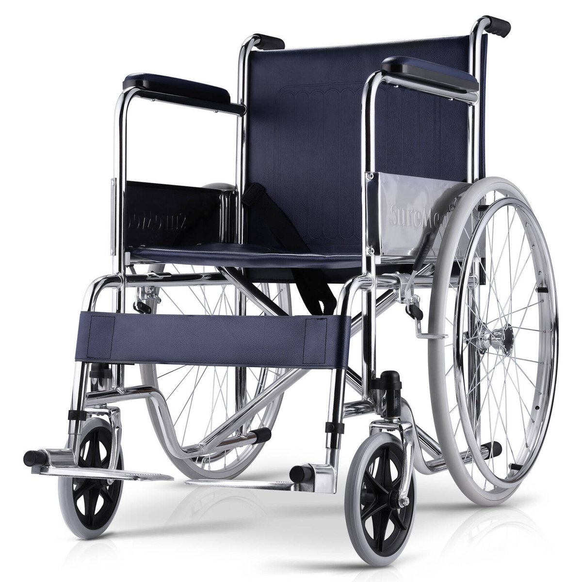 Altus Manual Wheelchair Self Propelled Portable Folding Chrome Frame ...
