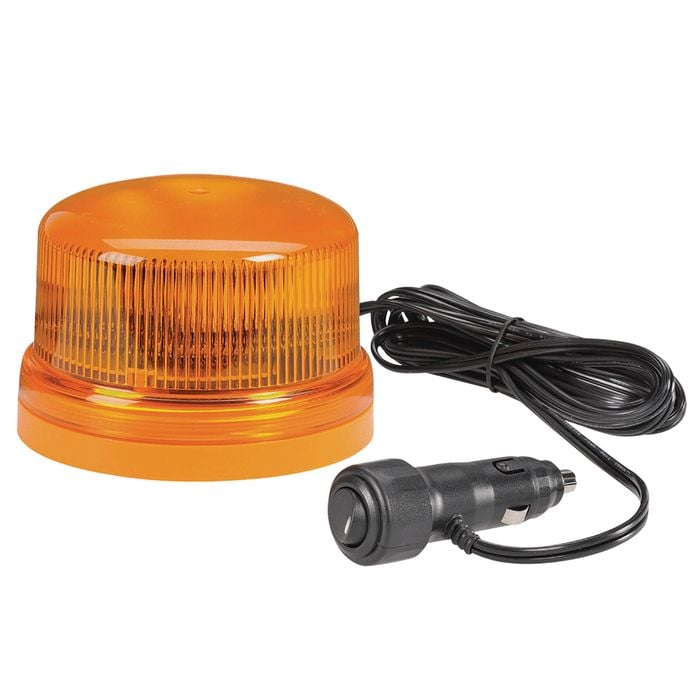 Narva 12/24V Amber Eurotech Low Profile LED Strobe/Rotator Light With 6 ...