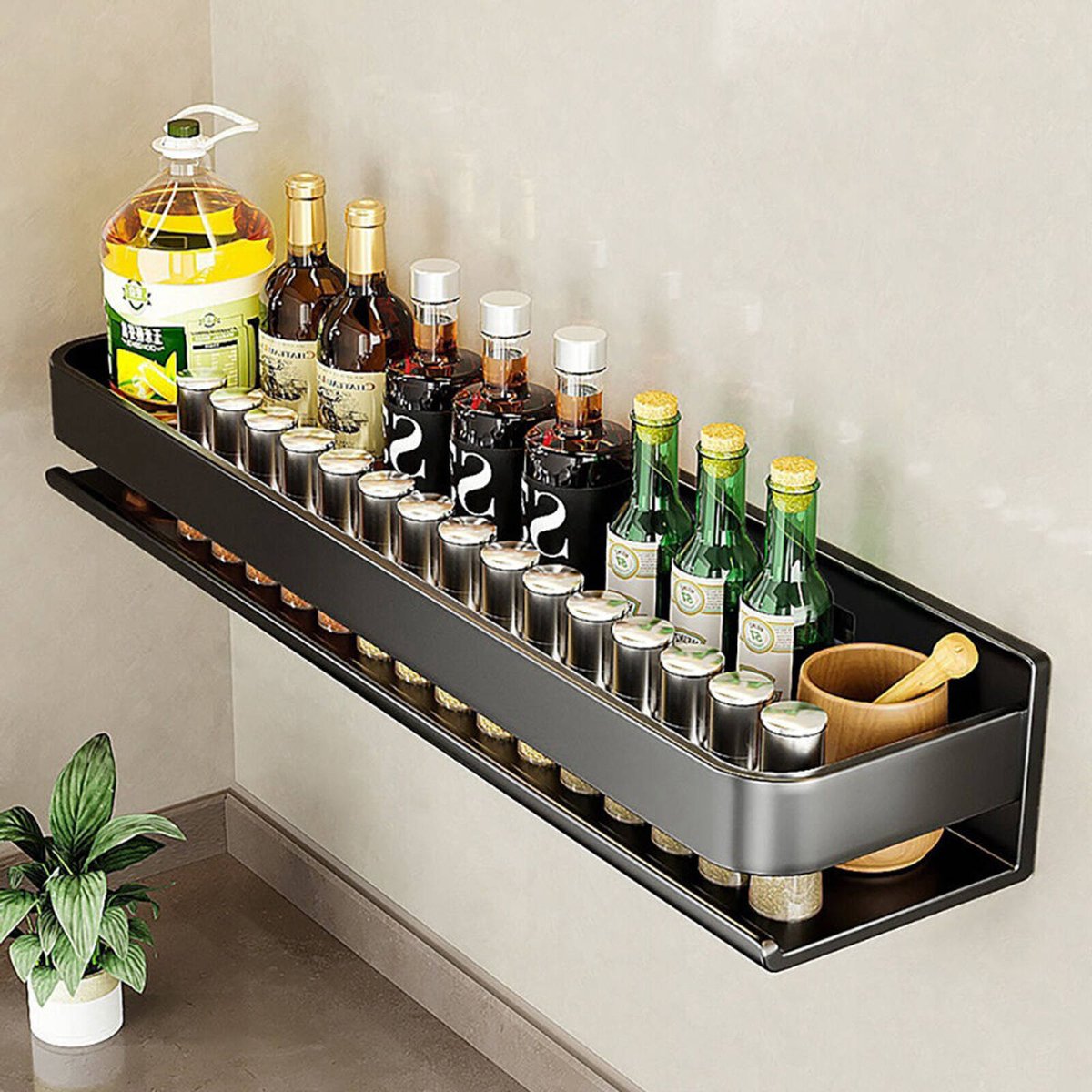 Kitchen Bathroom Laundry Benchtop Stand Shelf Organiser Rack Storage ...