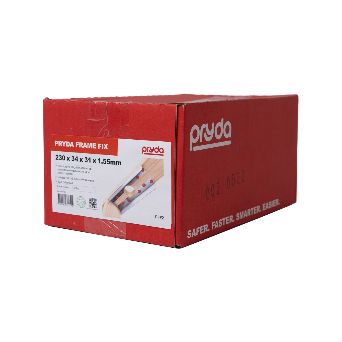 Pryda 230 x 34 x 31 x 1.55mm Frame Fix - Box 10 - Bunnings Australia