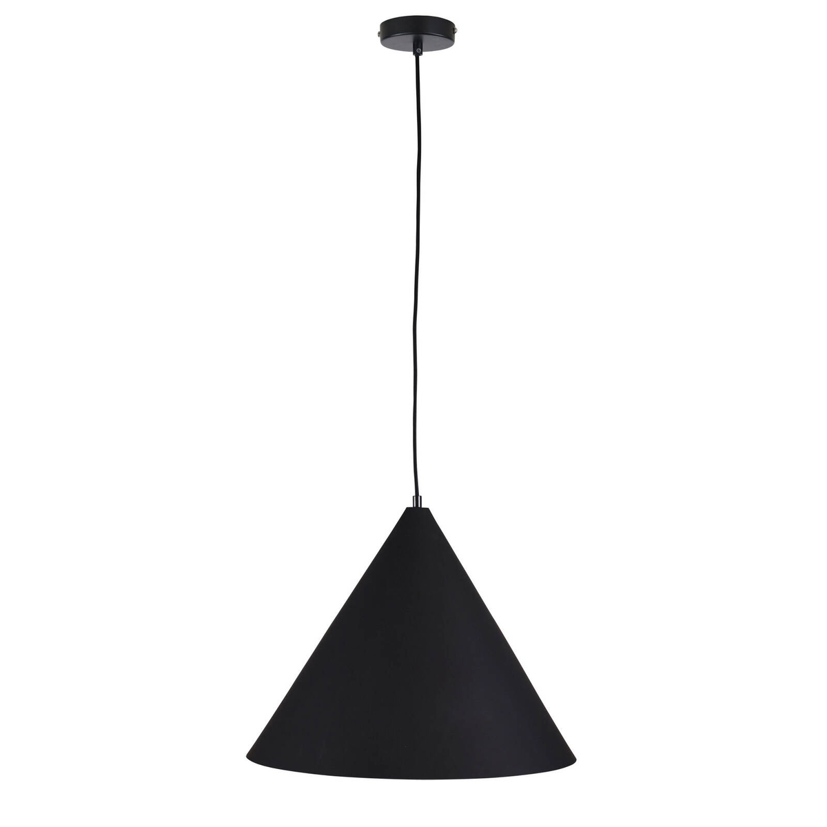Oriel Lighting Conic Stylish Conical Pendant Light Black 45cm ...