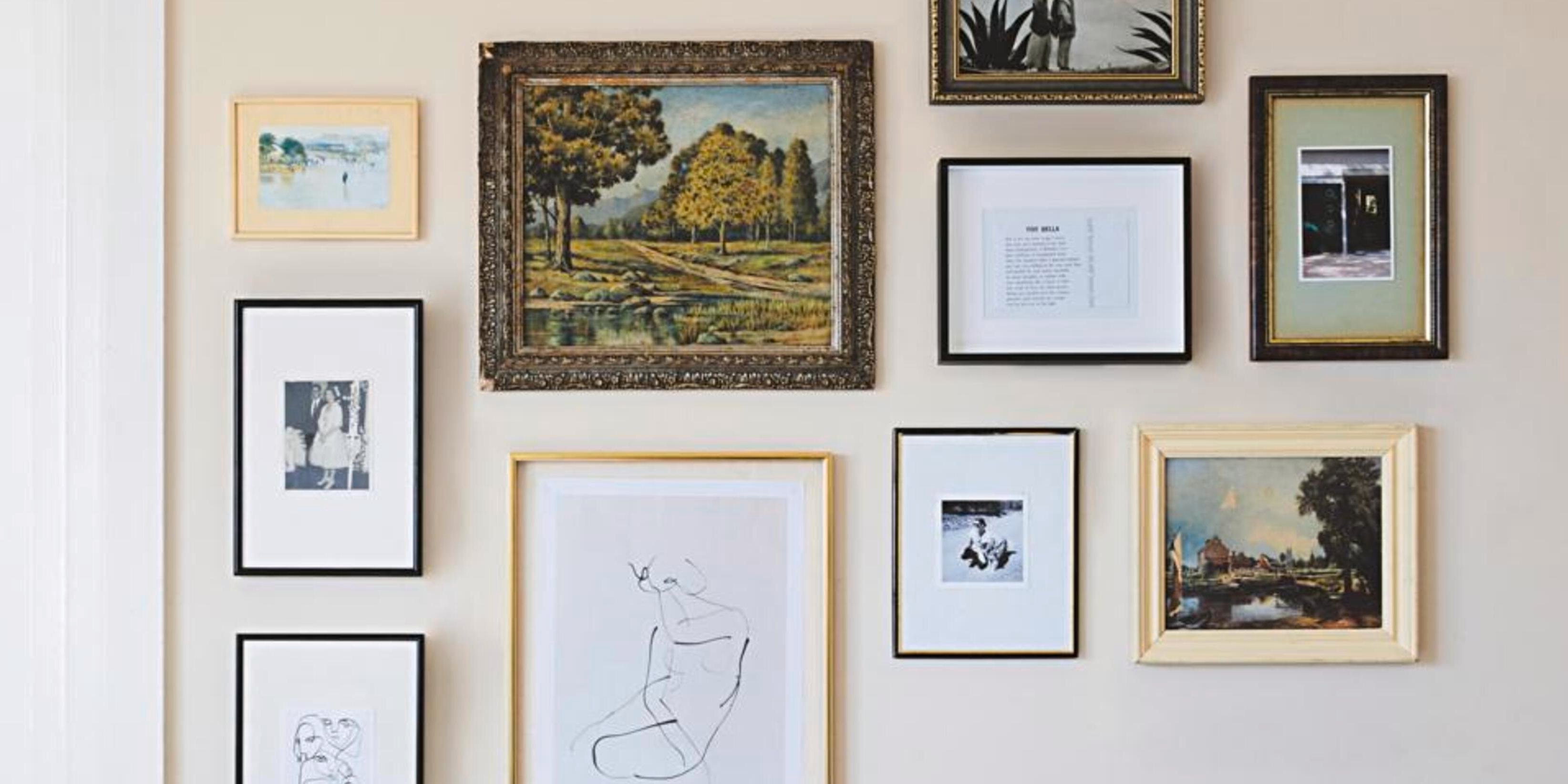 Best way to hang pictures on the wall store