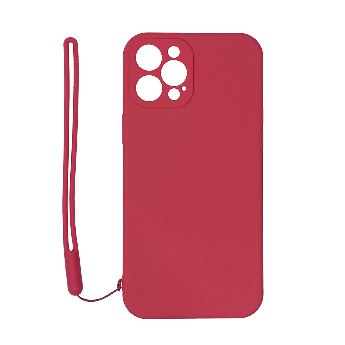Case Silicone Cover Thin Soft Slim - For Apple iPhone 12 Pro Max (Pink ...