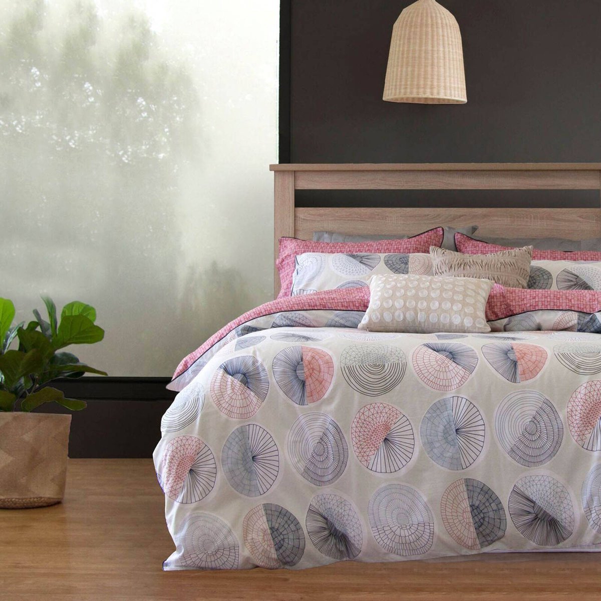 Ardor Positano Multi Reversible Quilt Cover Set King - Bunnings Australia