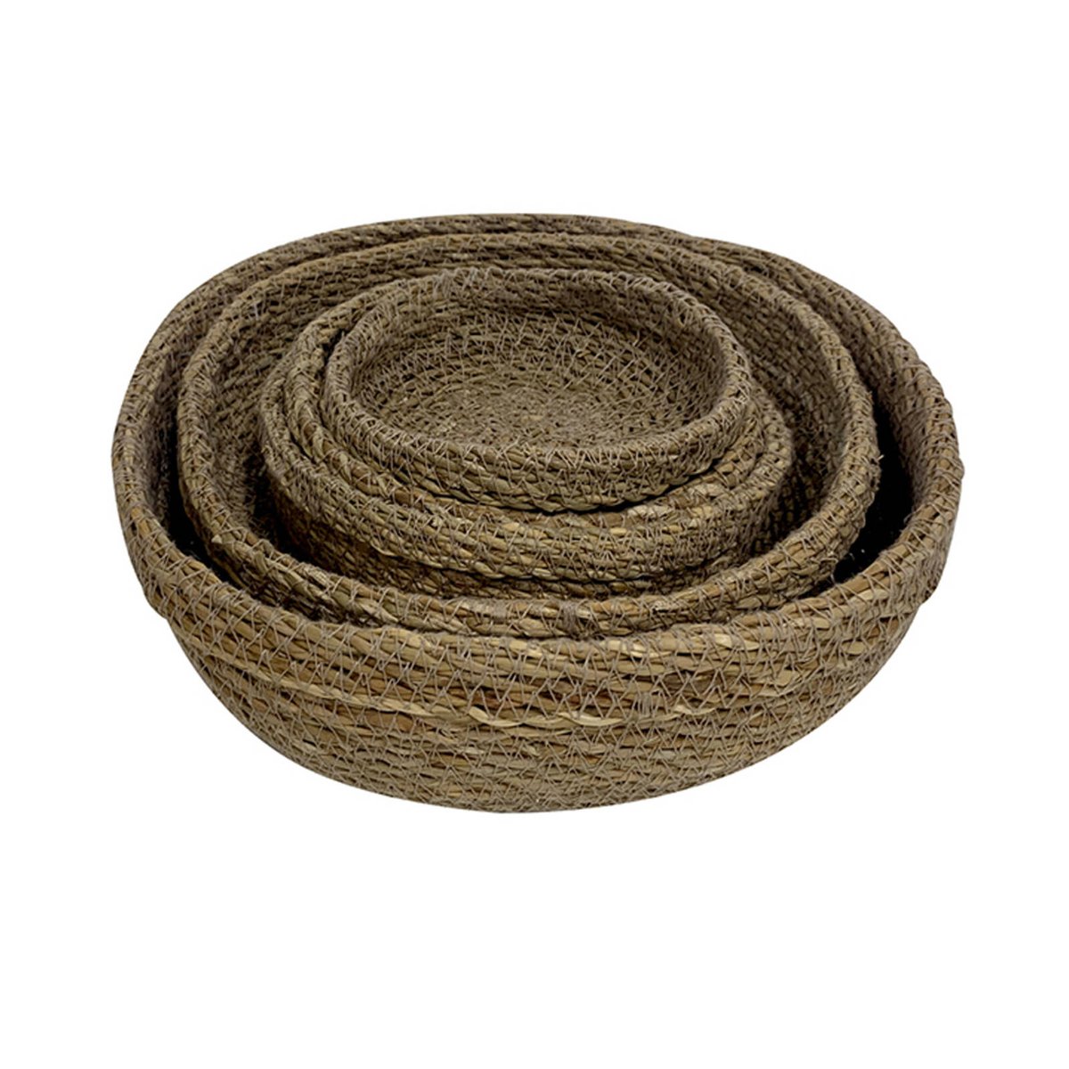 5pc Maine & Crawford Saffa Typha 30x10cm Round Fruit Basket XL ...