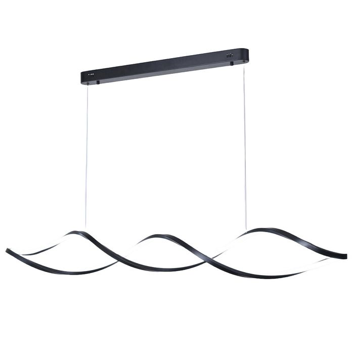 Vencha Kingston 50w Tri-Colour LED Pendant Light - Black - Bunnings ...