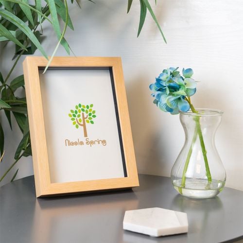 Nicola Spring Shadow Box Frames - A5 (6 x 8") - Light Wood - Pack of 2 ...