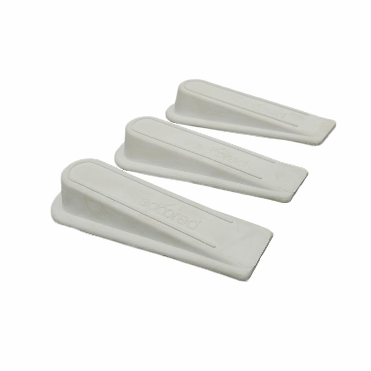 Adoored White Rubber Door Wedge - 3 Pack - Bunnings New Zealand