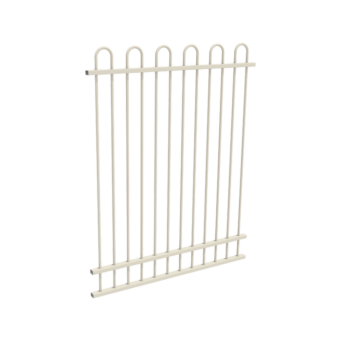 ProtectorAl 350 - 1200 x 1500mm Surfmist Aluminium Loop Top Pool Fence ...