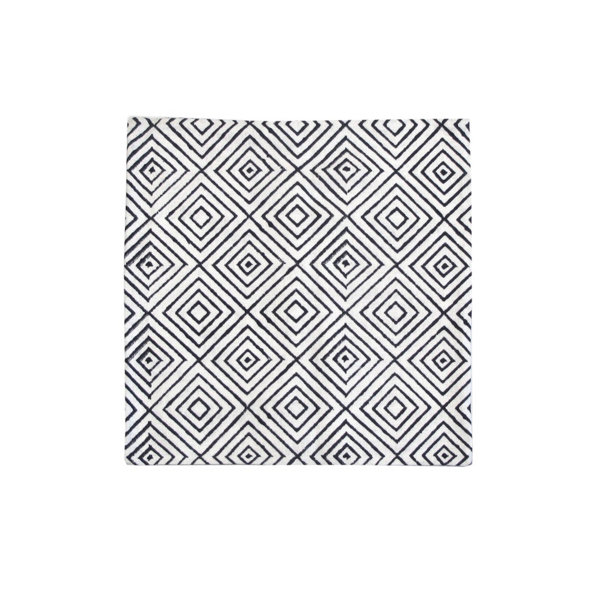 Mavis White Diamond Pattern Cushion Cover 43 x 43cm - Bunnings Australia