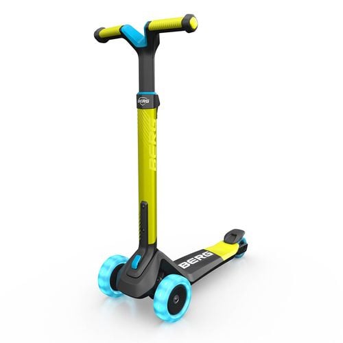 Berg Nexo Foldable Kids' Scooter with Lights – Lime, Age 2+ - Bunnings ...