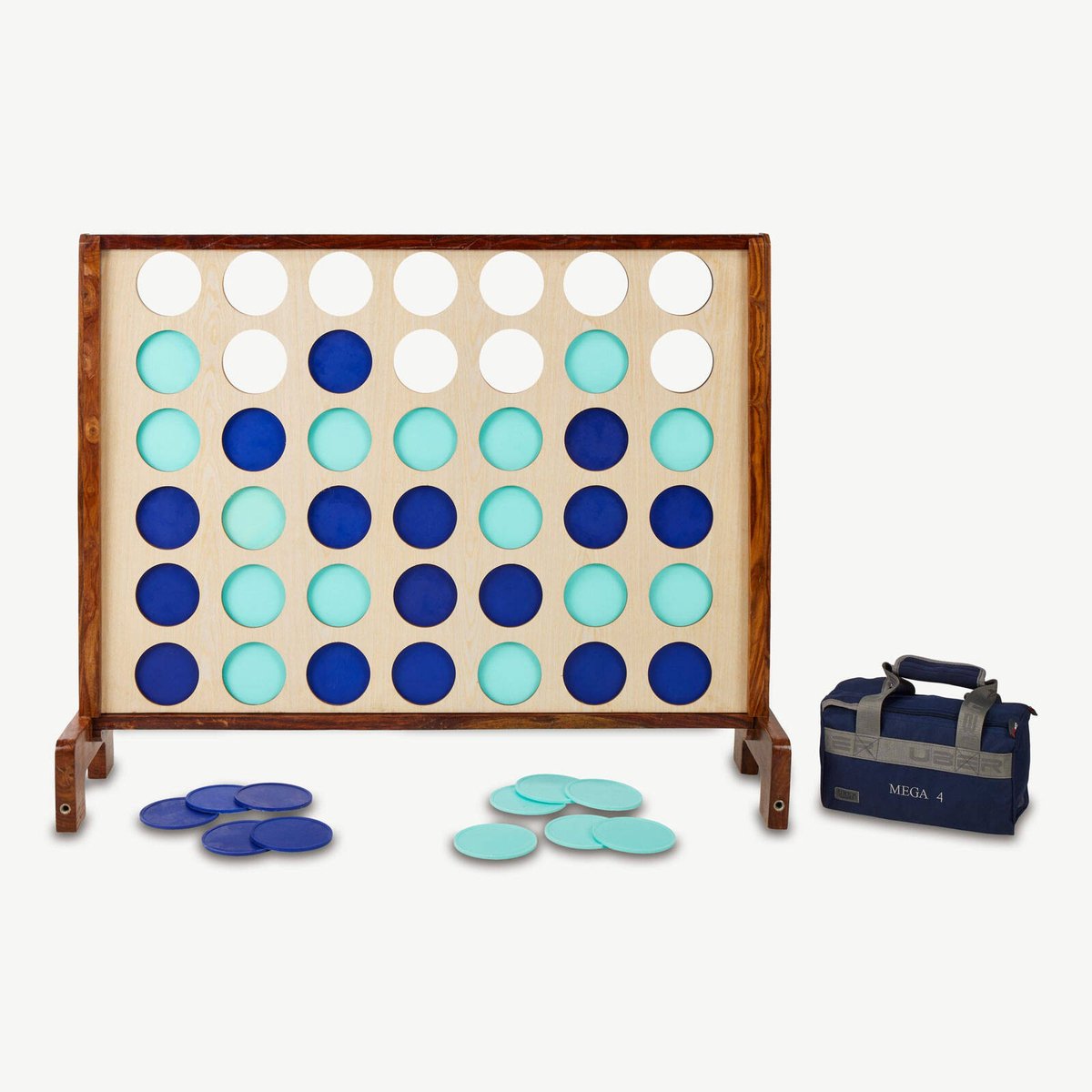 Wooden Mega 4 Game – Oversized Connect 4 Fun for All Ages - Bunnings ...