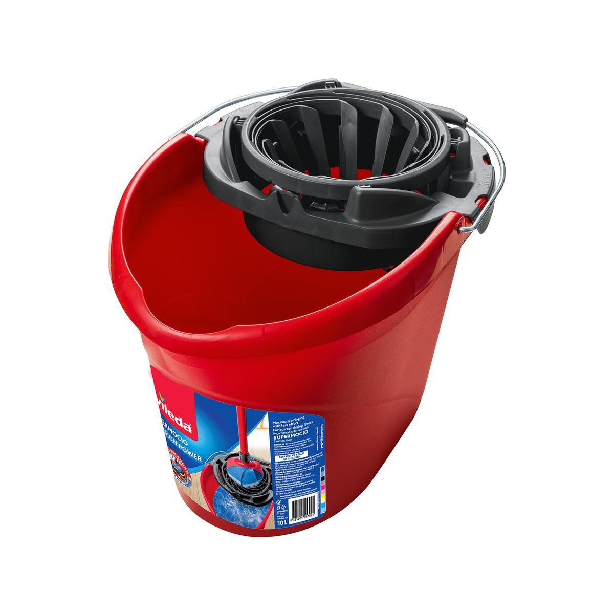 Vileda SuperMocio Bucket With Torsion Power Wringer - Bunnings Australia