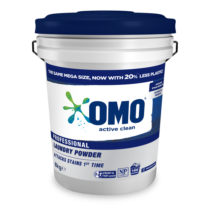OMO 8kg Active Clean Professional Laundry Powder Bucket - Bunnings ...