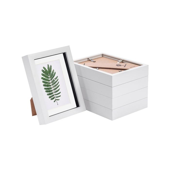 Nicola Spring 5 Piece 5 x 7" 3D Shadow Box Photo Frame Set - Craft ...