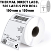 Thermal Direct Labels Roll 100 x 150mm Label Printer Parcel Startrack Zebra SATO - Bunnings ...
