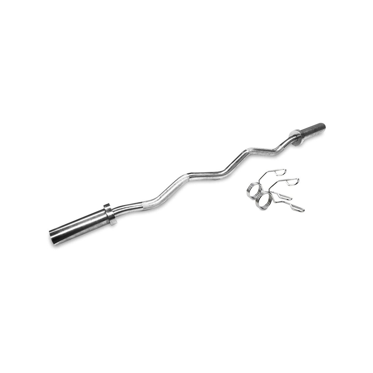 CORTEX Olympic Curl Bar + Spring Collar - Bunnings Australia