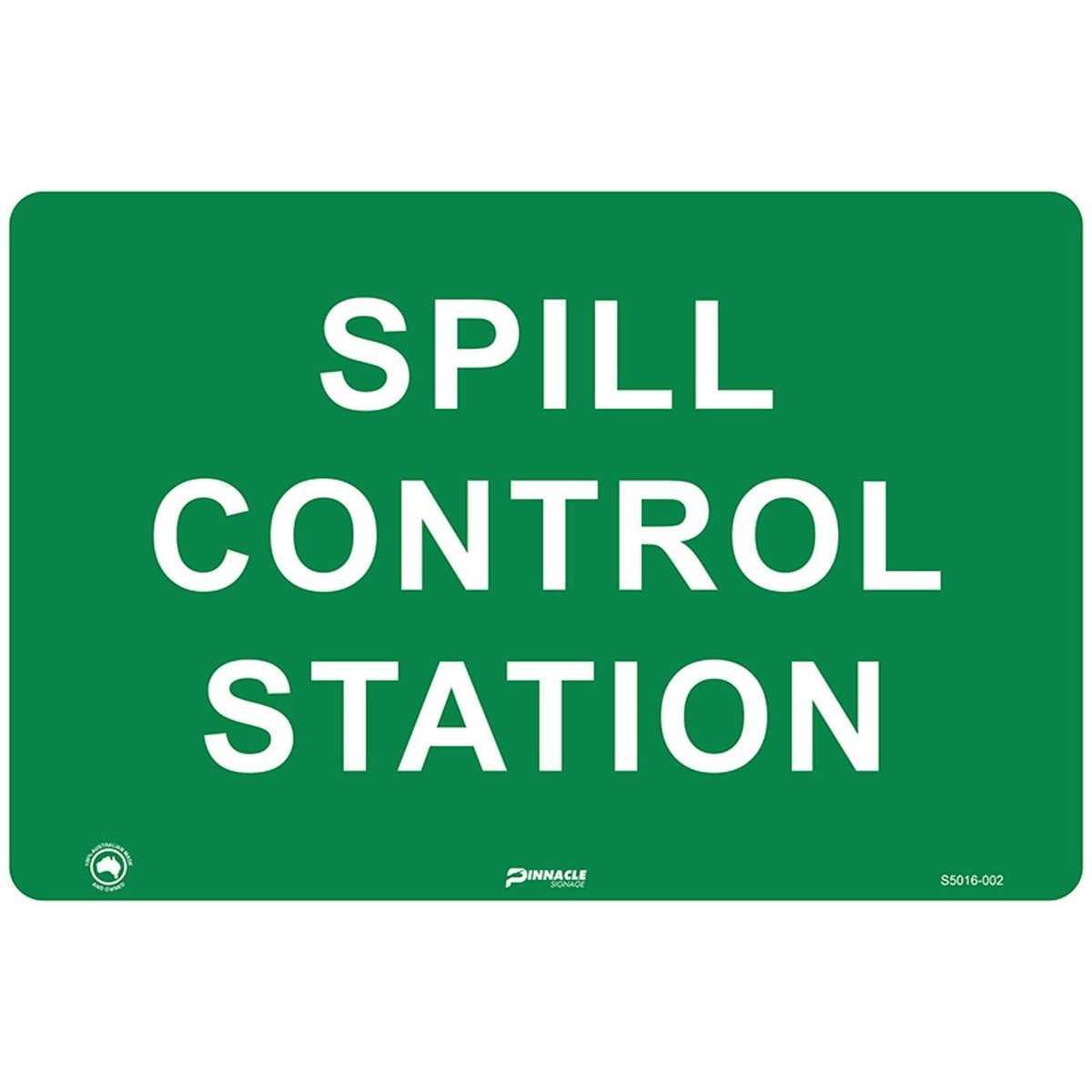 Pinnacle 600 x 400mm Poly Spill Control Station Sign - Bunnings Australia