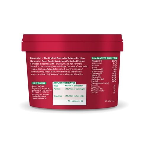 Scotts Osmocote 500g Roses, Gardenias, Azaleas And Camellias Controlled ...