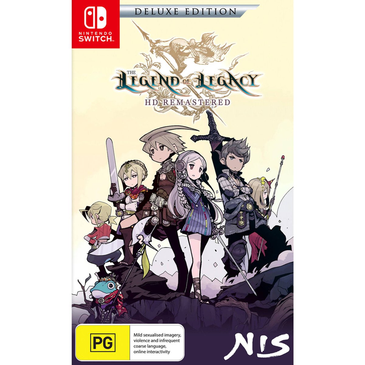 Nintendo Switch SWI The Legend of Legacy HD Remastered Video Game ...