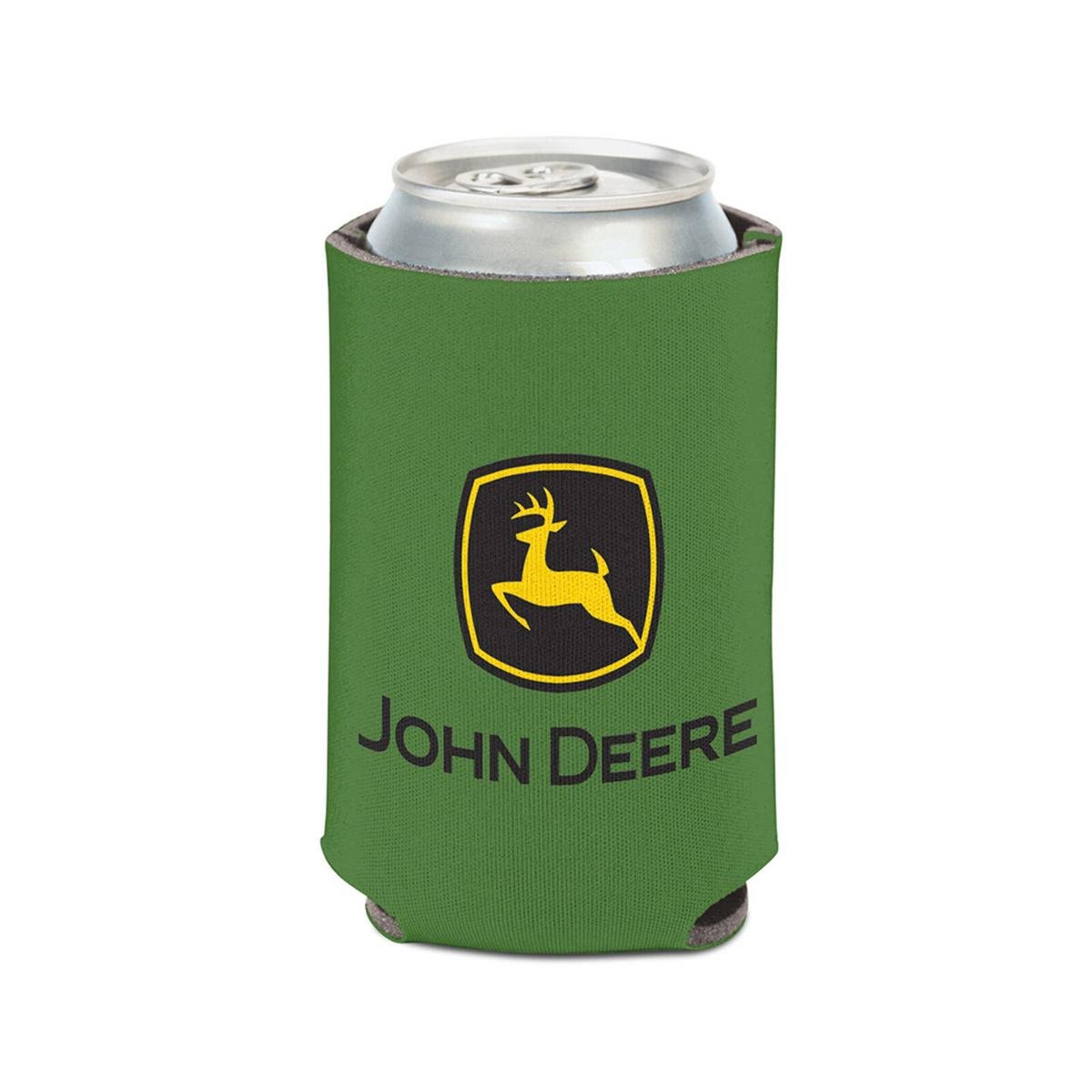 John Deere Can Cooler-Green & Yellow with Logo-2 Colour & 2 Sided 12oz ...