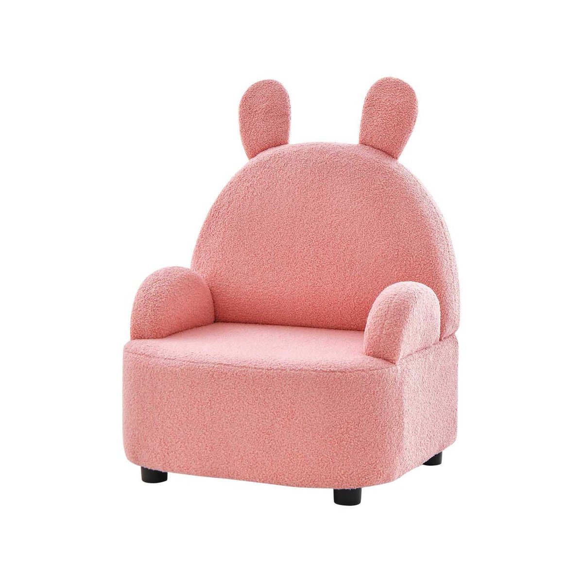 Costway Kids Sofa Rabbit-shaped Armchair Children Upholstered Couch ...