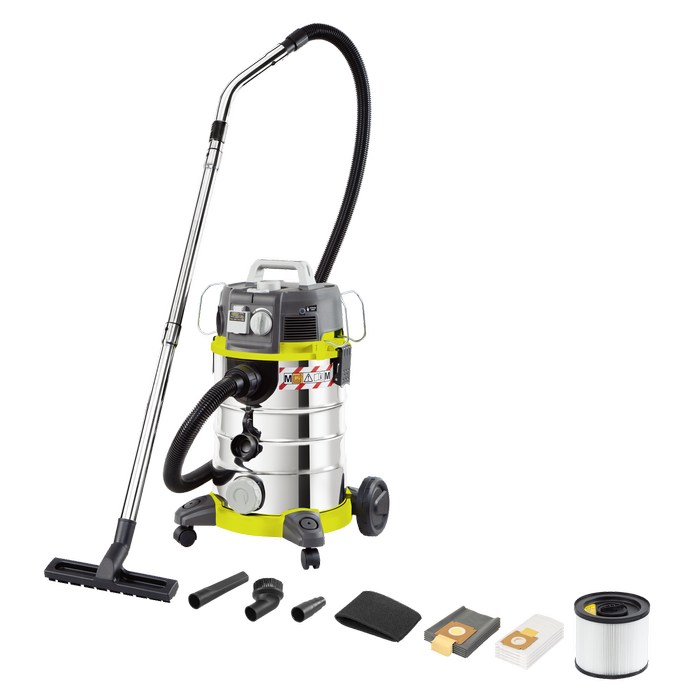 Ryobi 1500W 30L Wet And Dry M Class Vacuum - Bunnings Australia