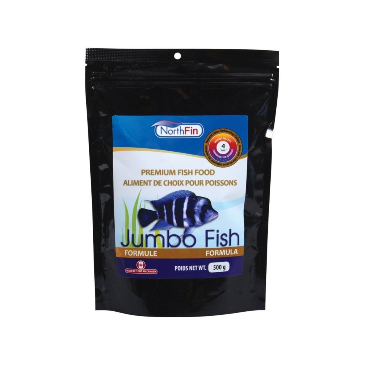 Northfin Jumbo Formula Fish Food 4mm, 500g - Bunnings Australia